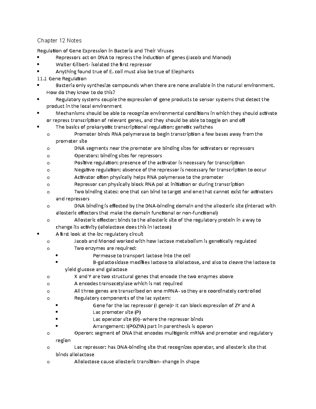 Chapter 12 Notes - From Griffiths et al., 11th edition Introduction to ...
