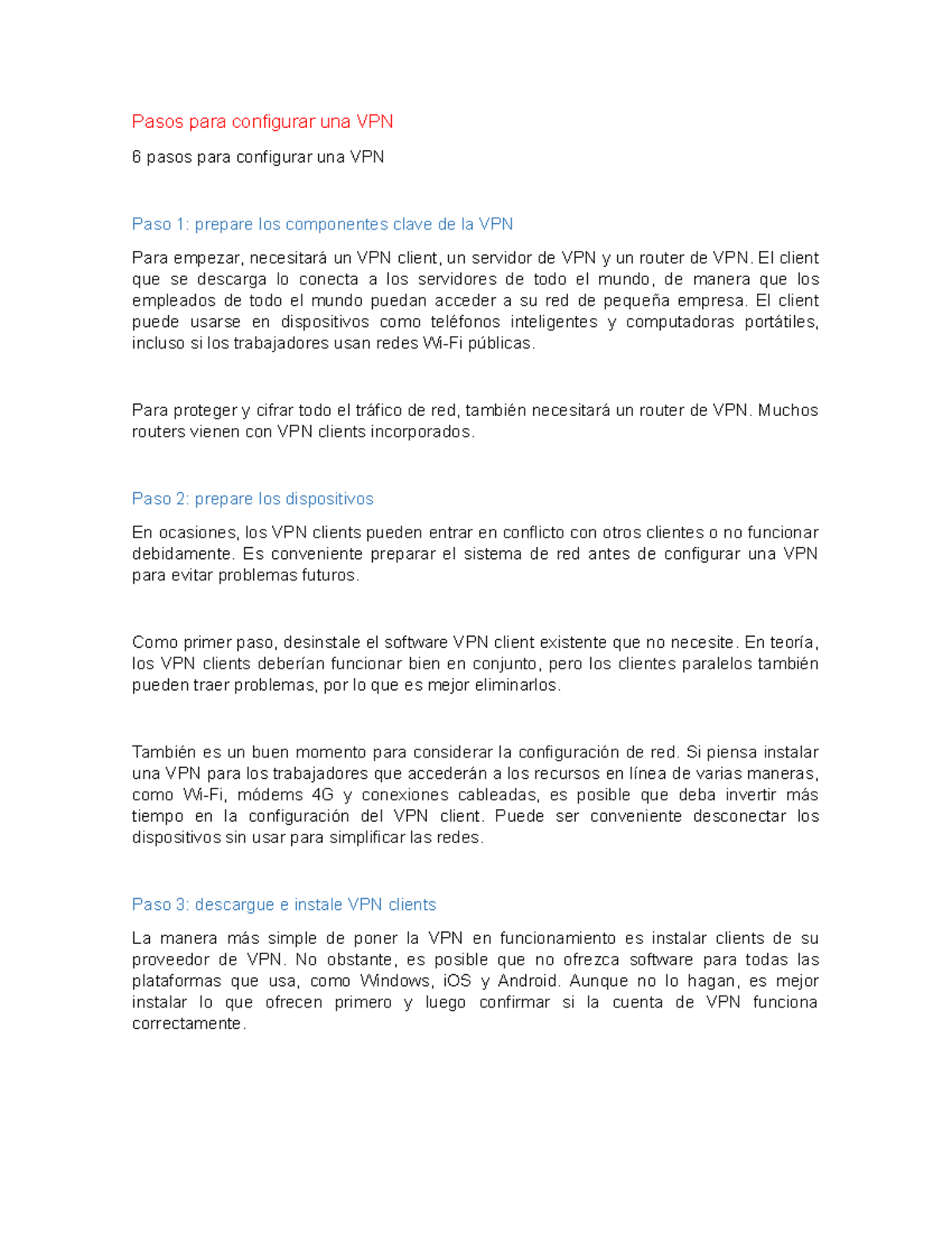 Pasos para configurar una VPN-cisco - Pasos para configurar una VPN 6 ...