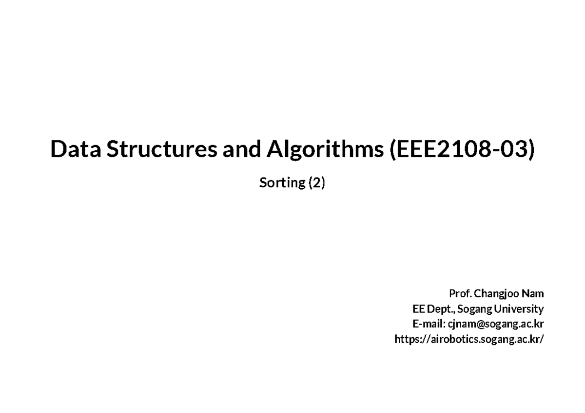 11 EEE2108 03 DA 2 - it is about data algorithm - ####### Data ...
