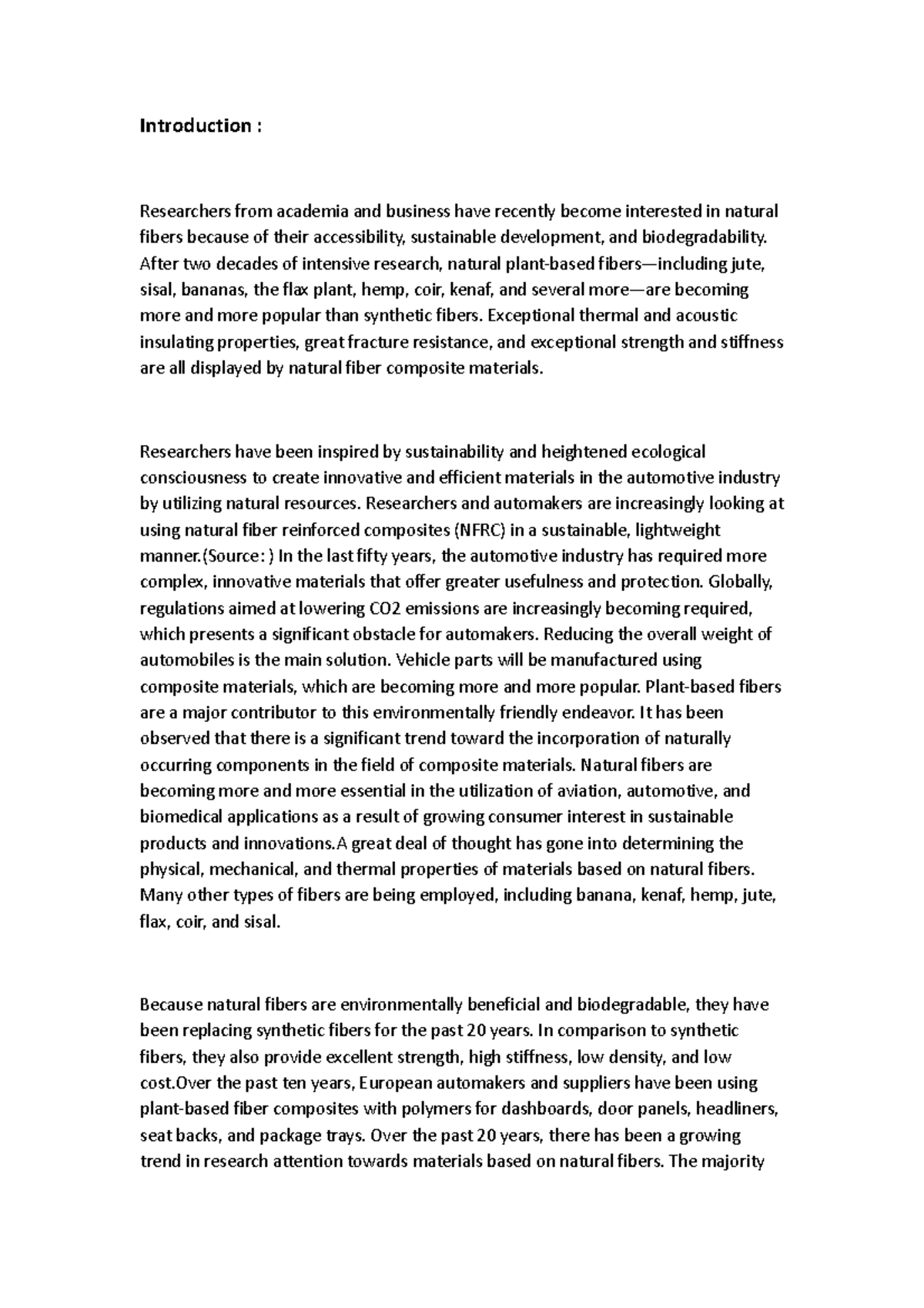 Introduction - Good - Introduction : Researchers from academia and ...