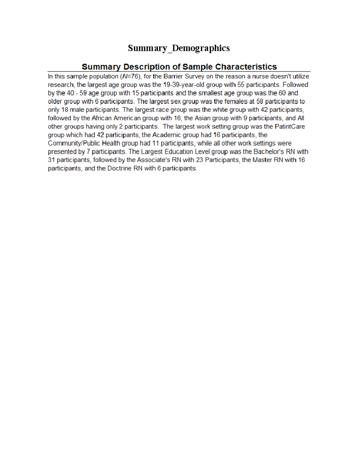 D029 CEM1 Summary Demographis Phase 2 - D029 - Summary_Demographics ...