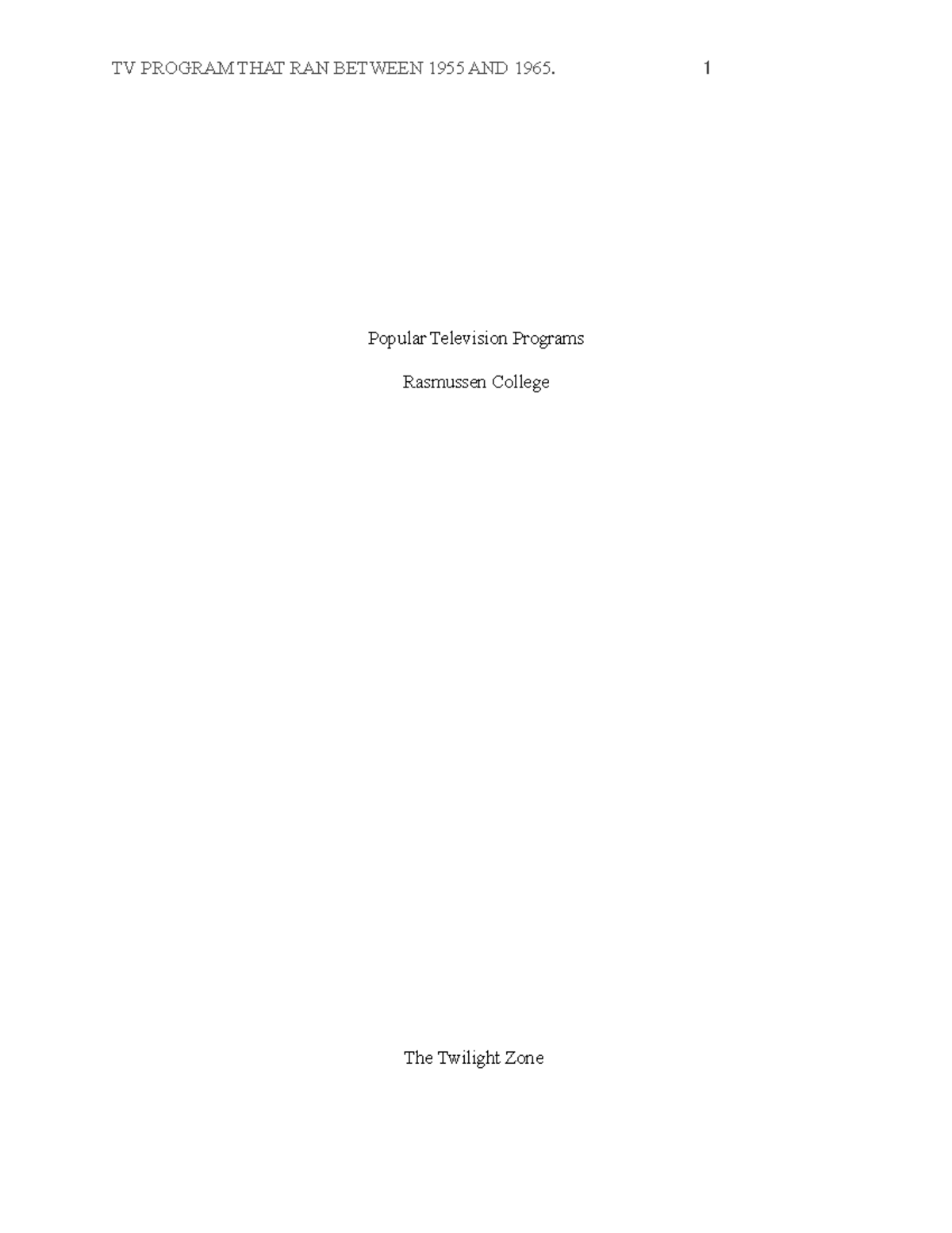03 Course Project - assignment - Popular Television Programs Rasmussen ...