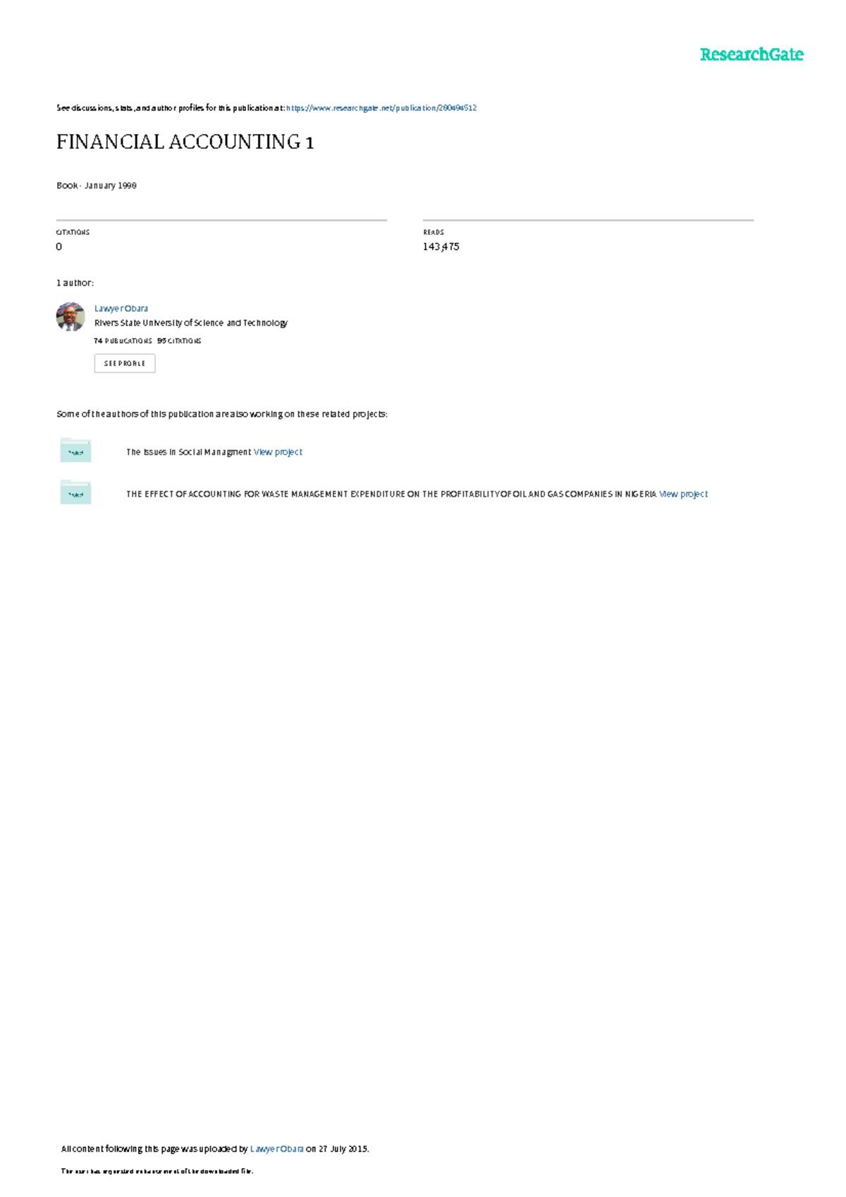 Financialaccounting 1 - See discussions, stats, and author profiles for ...