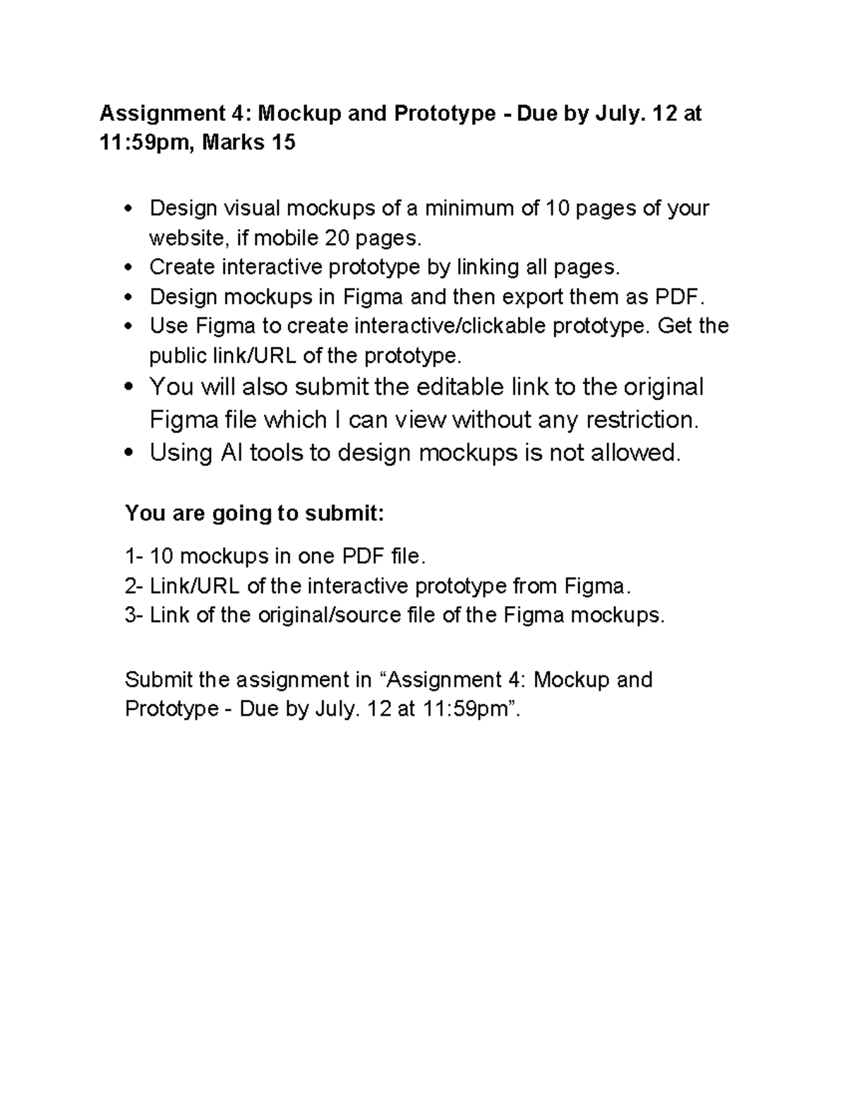 Deliverable 4-Mockups and Prototype (1) (1) - Assignment 4: Mockup and ...