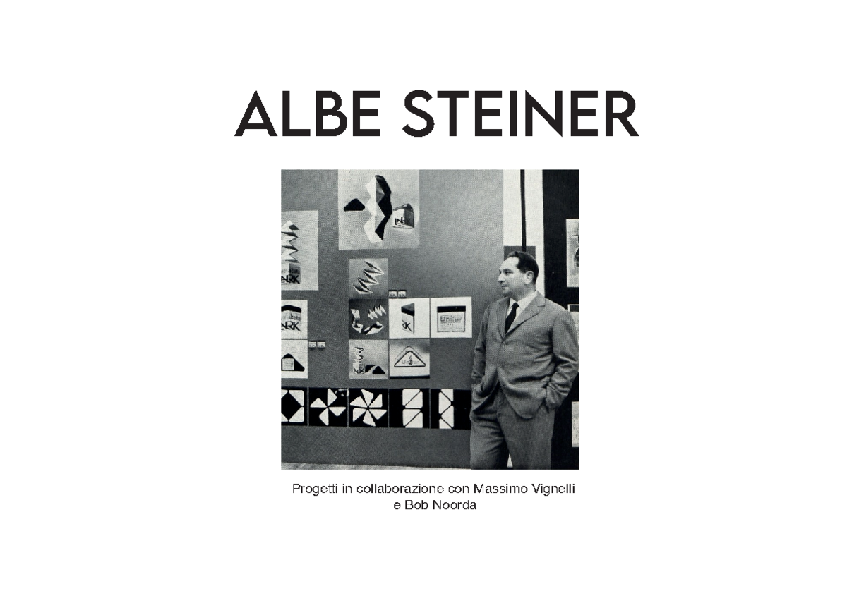 Spagnoli presentazione Albe Steiner - ALBE STEiNER Progetti in ...