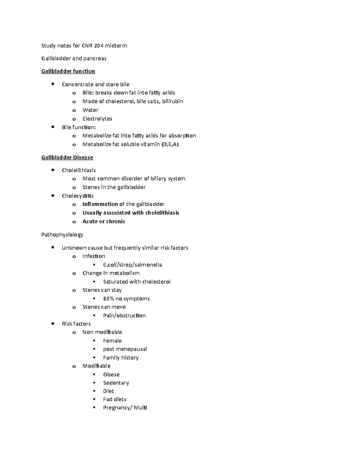 Study notes for CNR 204 midterm - Study notes for CNR 204 midterm ...