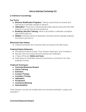 Intro to Veterinary Technology 101 3 - SOAP Format: An acronym for the ...