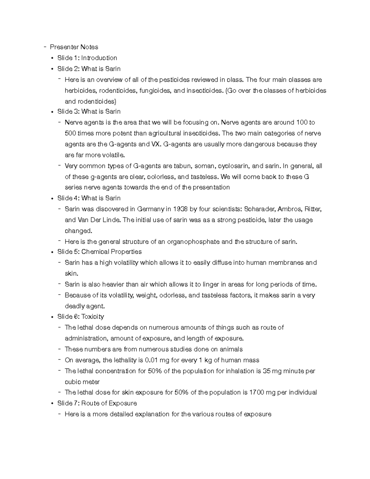 Presenter Notes - Presenter Notes • Slide 1: Introduction • Slide 2 ...