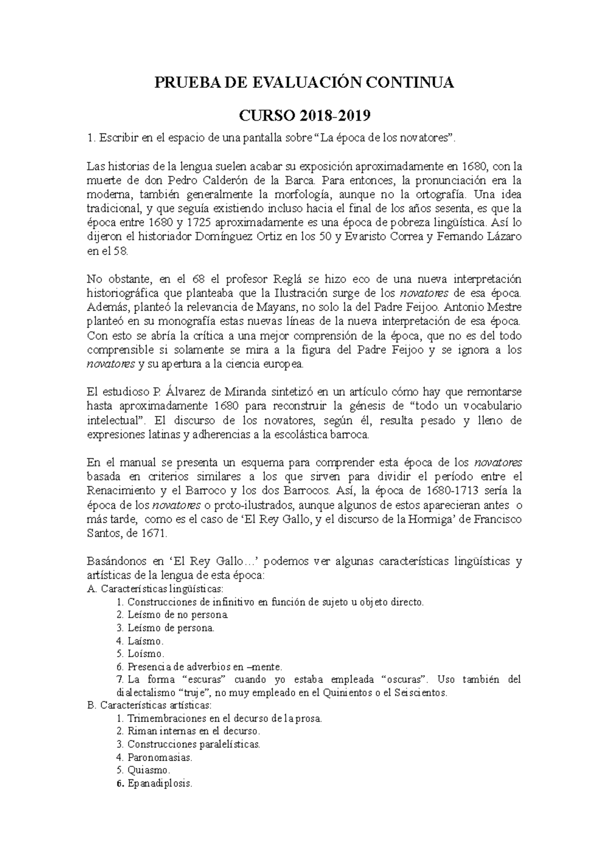 PEC 18 19 Novatores - PEC del curso 18/19. Consistía en hacer un ...