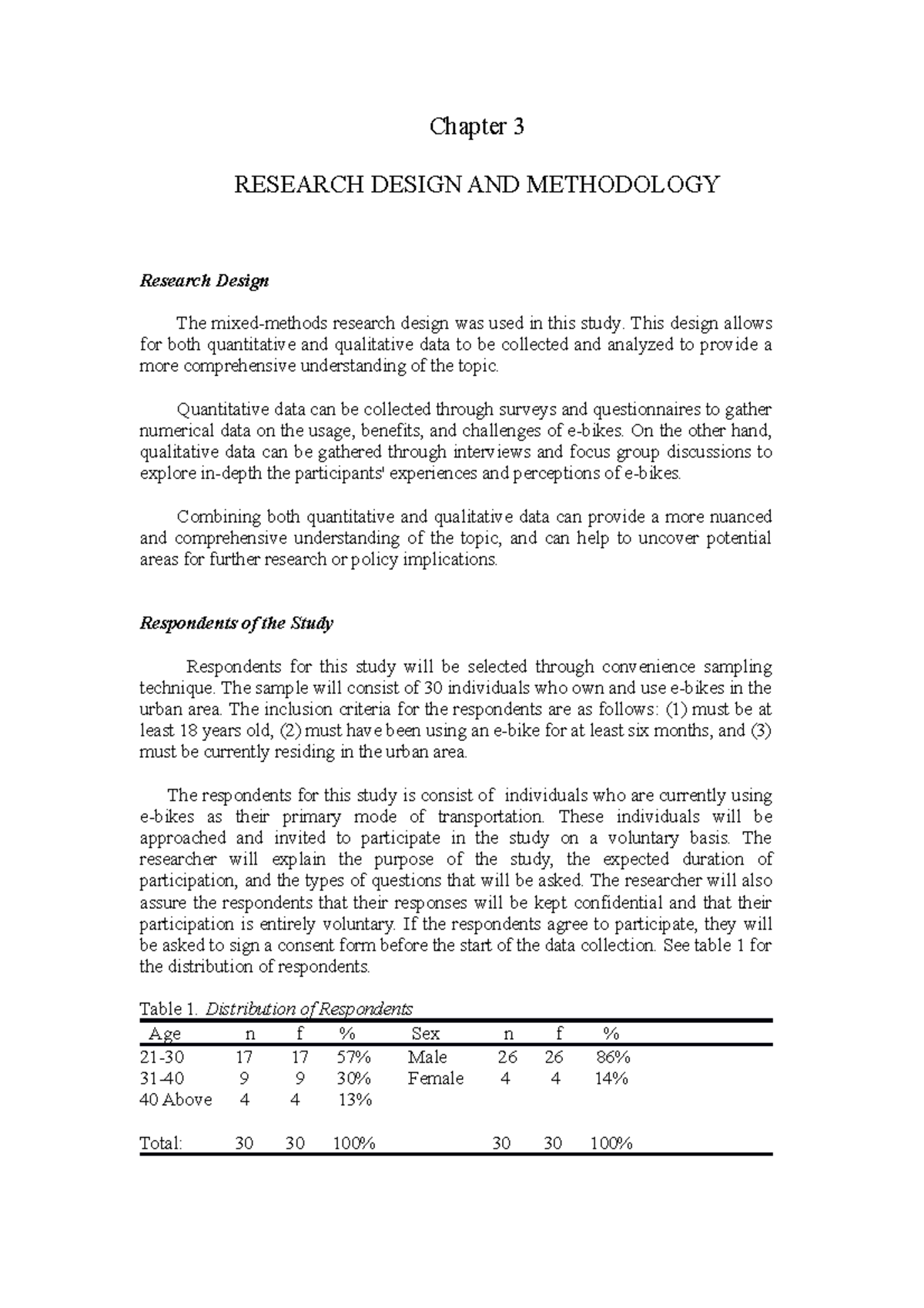 3 I's Chapter 3 Lasala's Group - Chapter 3 RESEARCH DESIGN AND METHODOLOGY Research Design The ...