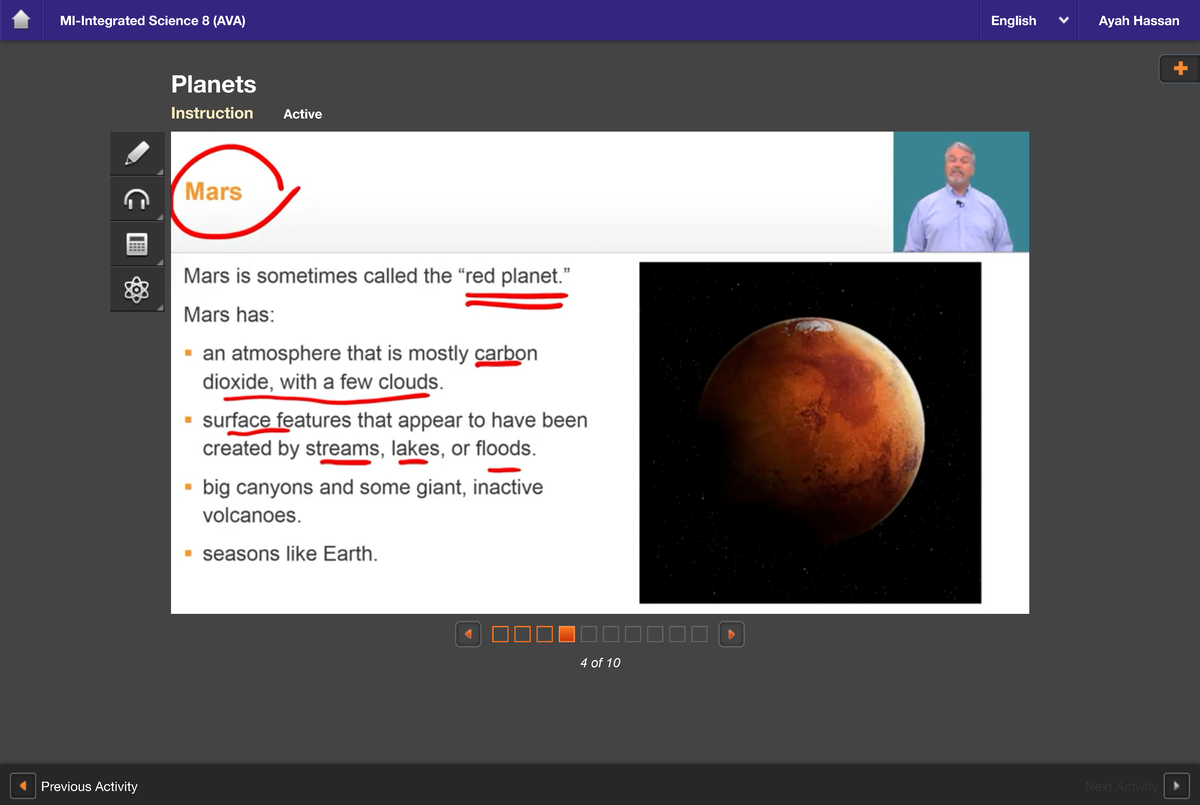 MI-Integrated Science 8 (AVA) - Imagine Edgenuity for Students 2 ...