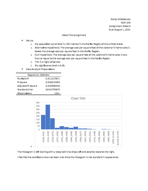 SNHU MAT-240 Project One Assignment - Dar Widdowson Project One Due ...