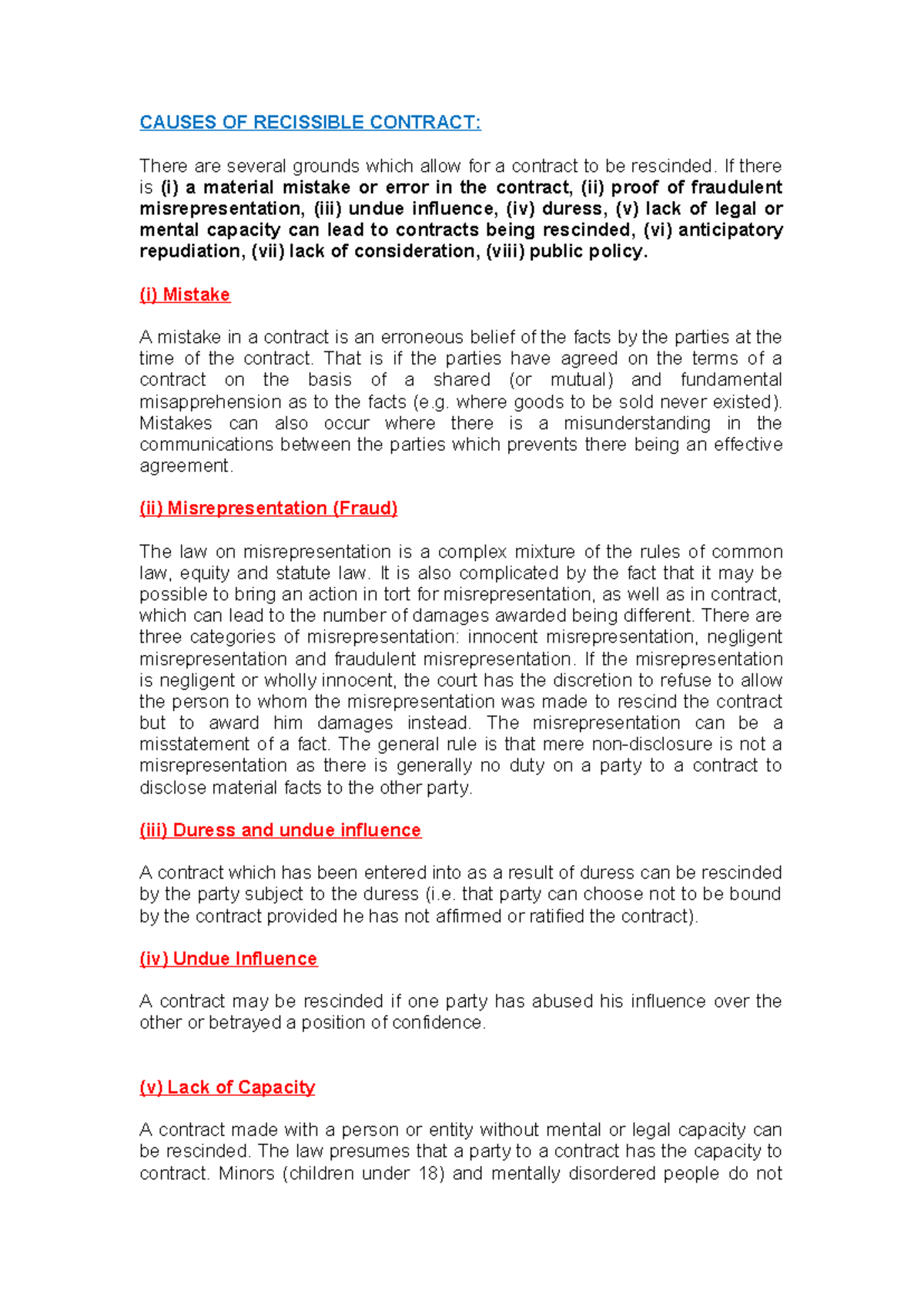 Causes OF Rescissible Contract - CAUSES OF RECISSIBLE CONTRACT: There ...