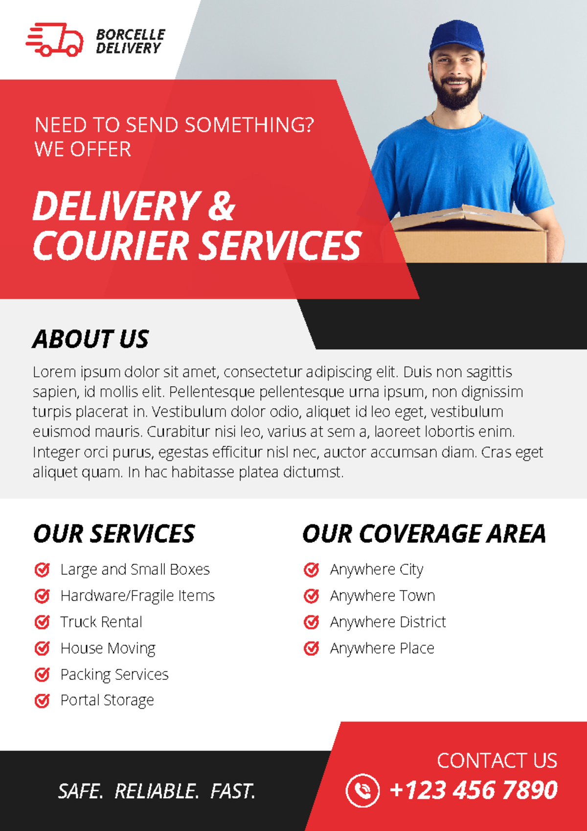 Untitled design - See att - +123 456 7890 CONTACT US SAFE. RELIABLE ...