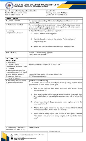 5-ELS Final Module -5-08082020 - Earth and Life Science Quarter 1 ...
