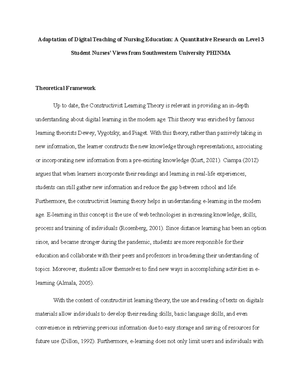 Digital teaching - This theory was enriched by famous learning ...