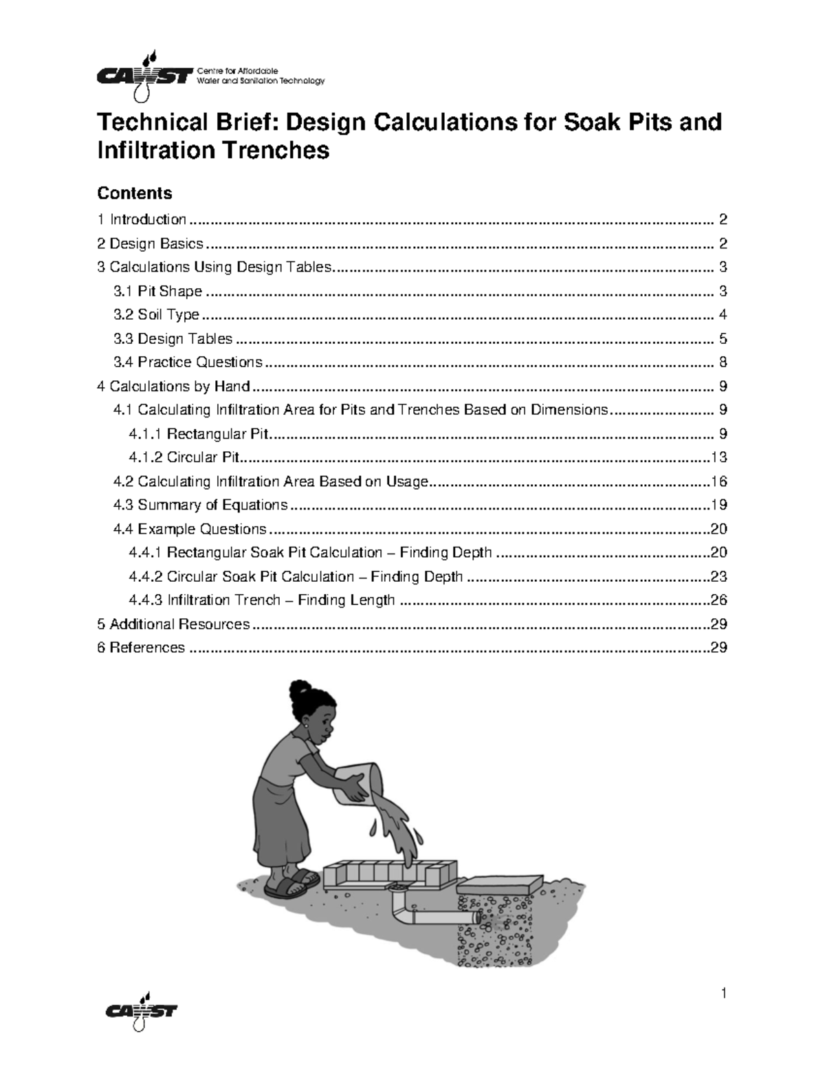 Sanitary engineering - Infiltration Trenches 1 Introduction Contents 2 ...