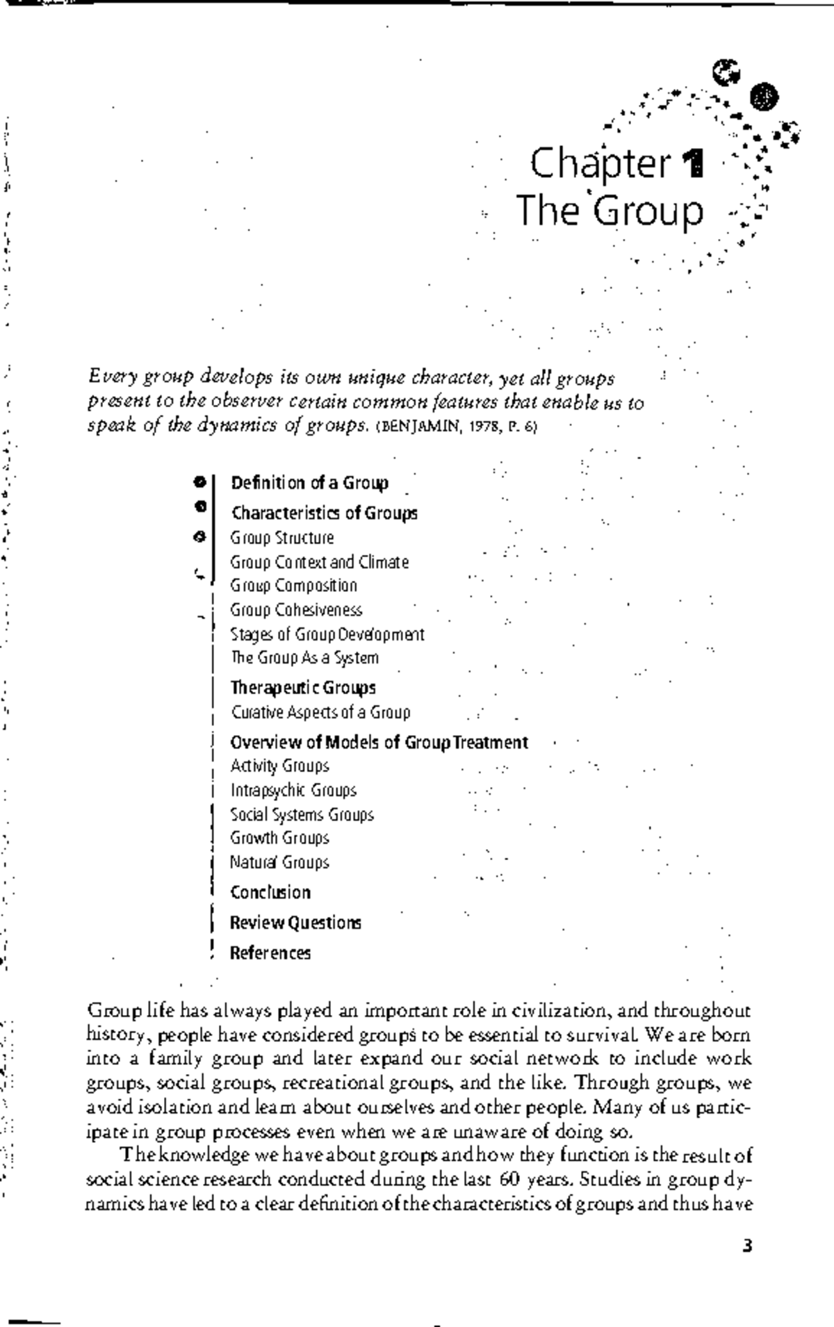 Howe-m The group - reading - · - Chapter 1 The Group Every group ...