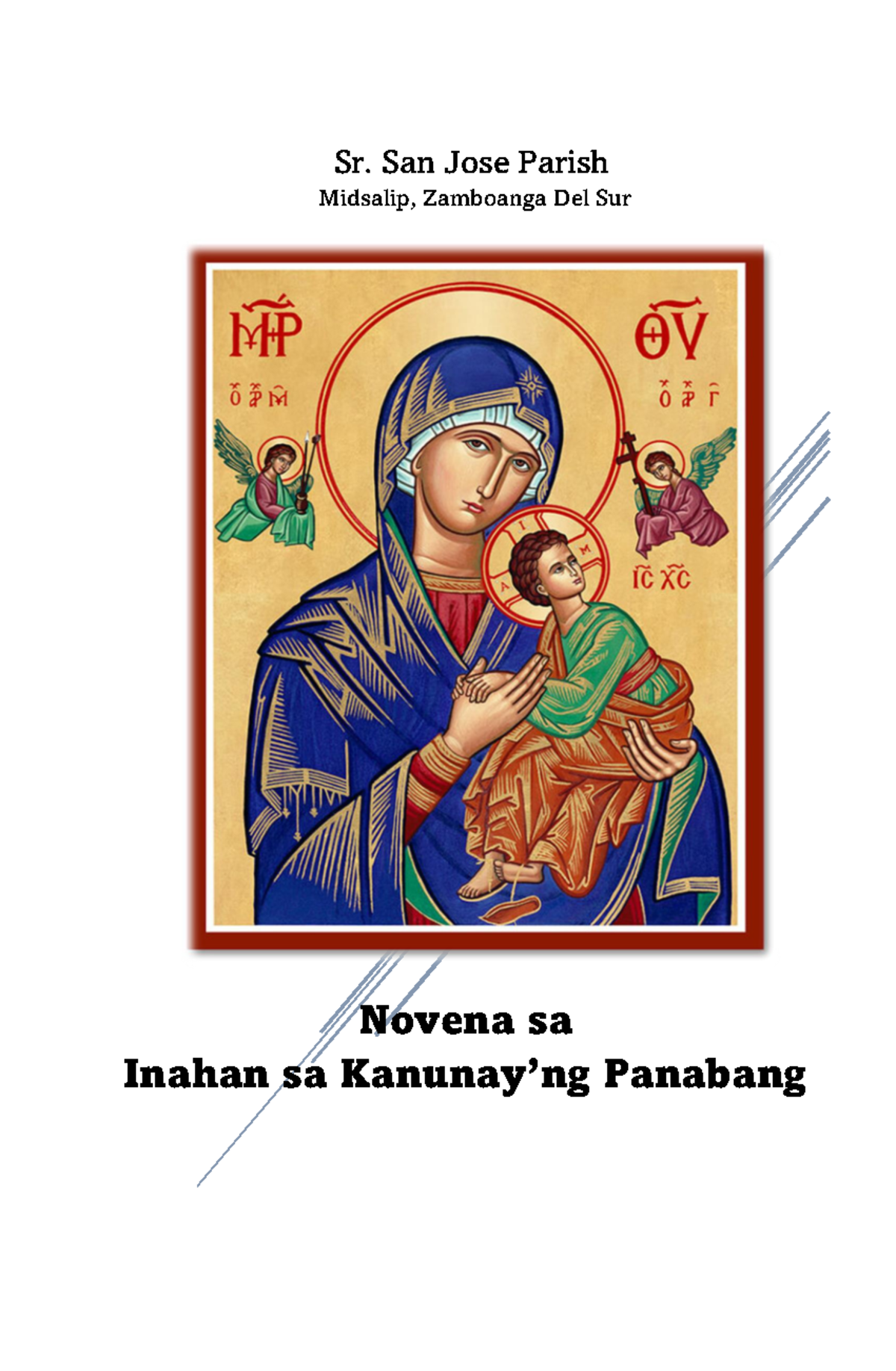 Novena sa Inahan Kanunay'ng Panabang - Novena sa Inahan sa Kanunay’ng ...