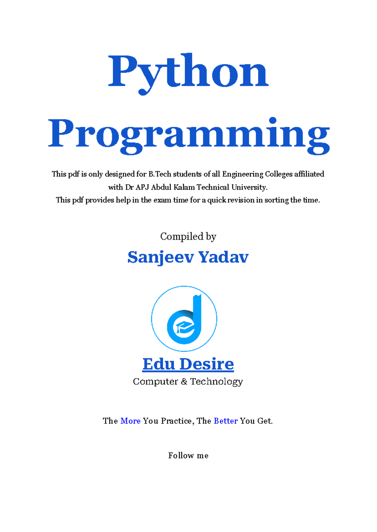 1709489517332 Python-Programming-BCC302-BCC402 - Python Programming This pdf is only designed ...