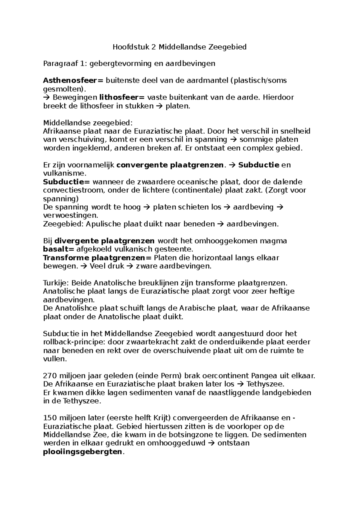 H2 Middellandse Zeegebied - Hoofdstuk 2 Middellandse Zeegebied ...