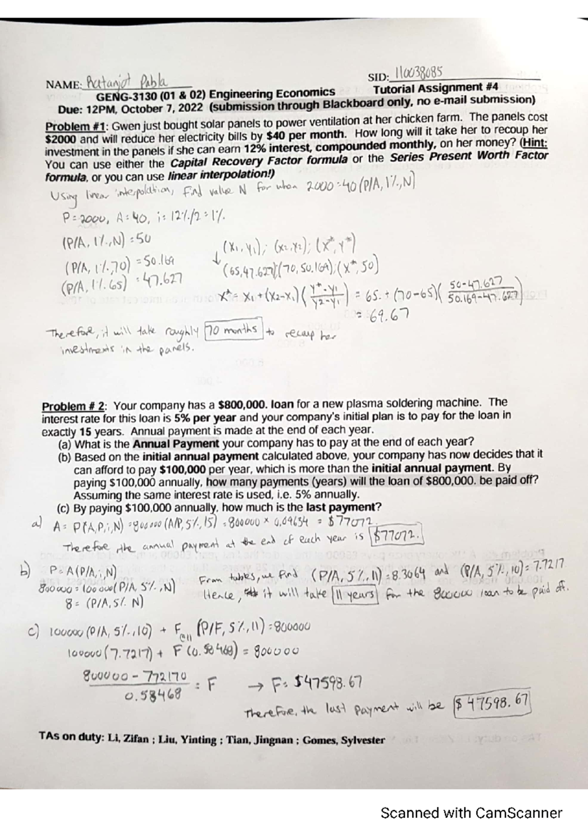 Tutorial Assignment 4 - 85 313 - Studocu