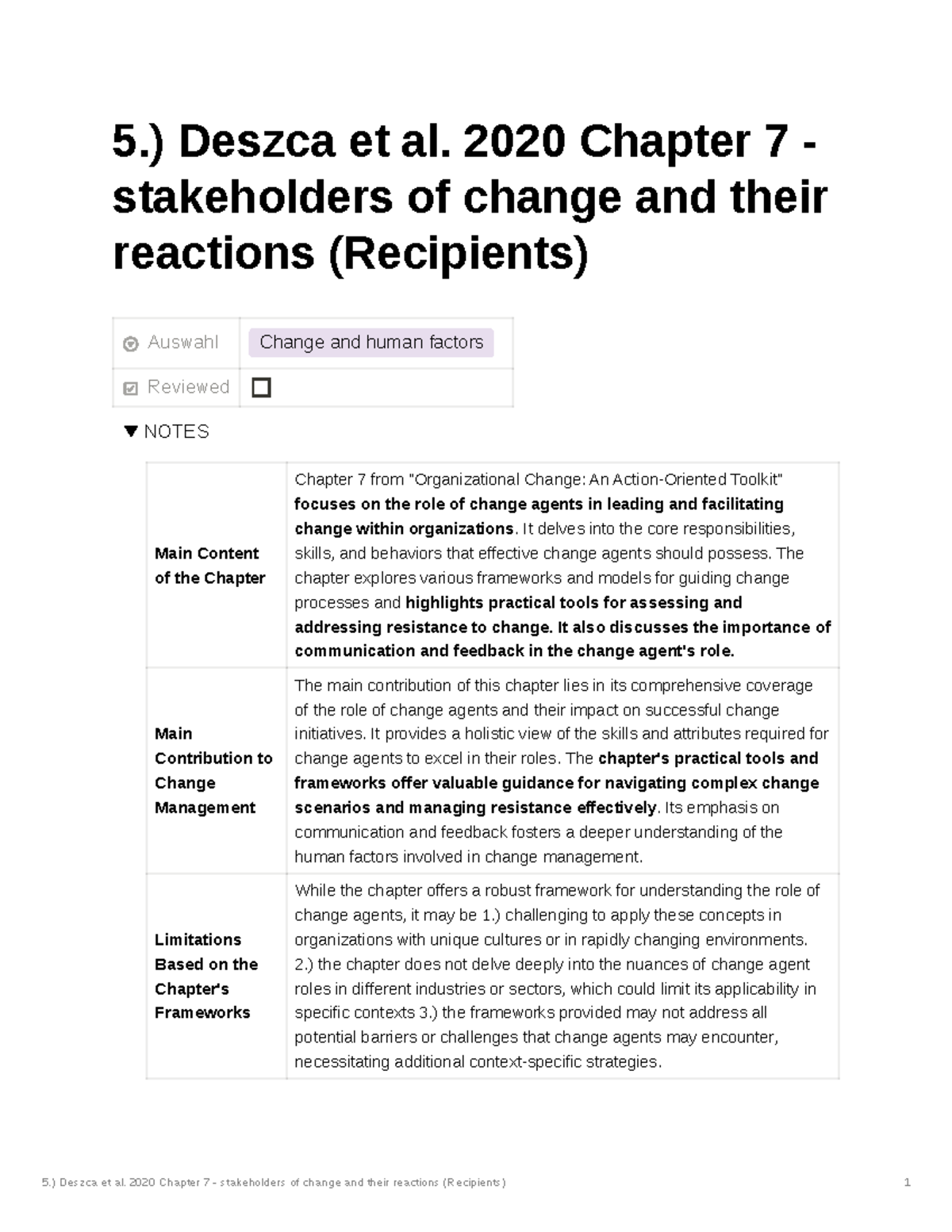 5 ) Deszca et al 2020 Chapter 7 - stakeholders of 3d84ca376c49453 ...