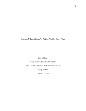 ENG 130 Module Four Preliminary Introduction - Copy - ENG 130 Module ...