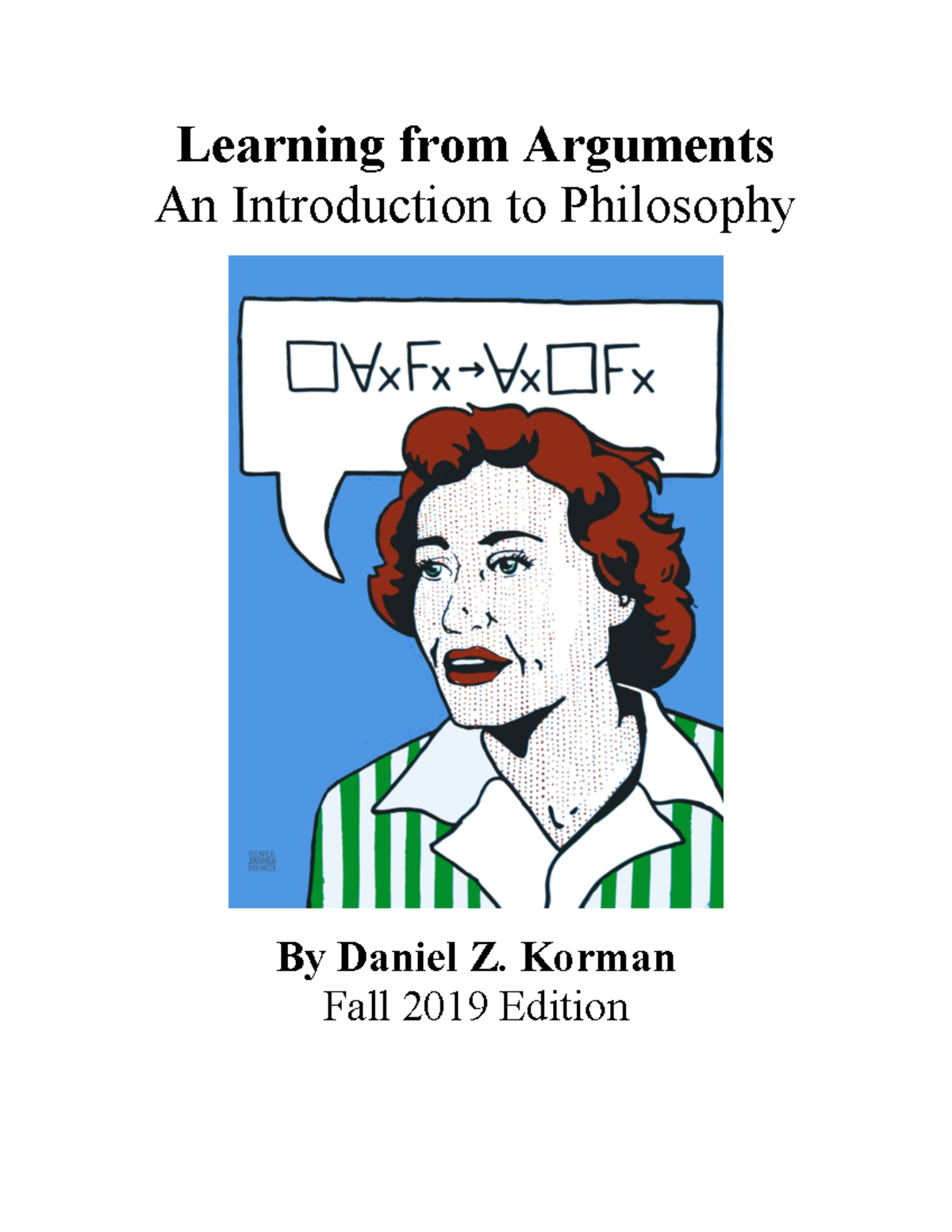 Phil textbooks - necessary for class - Learning from Arguments An ...