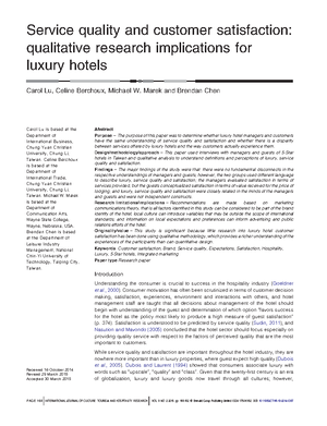 10-1108 17542731011072847 - Service quality gaps analysis based on Fuzzy linguistic SERVQUAL ...