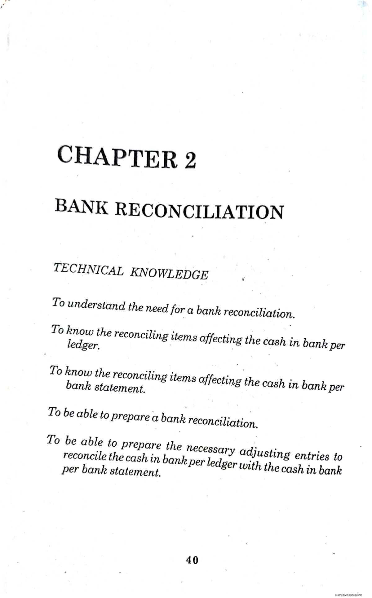 C2-BANK- Reconcilation - Financial Accounting 1 - Studocu