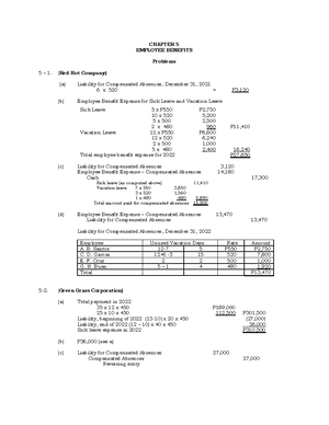 IA3 - Chapter 4 - CHAPTER 4 INCOME TAXES Problems 4-1. 1. C 6. D 11. C 2. D 7. C 12. B 3. B 8. A ...