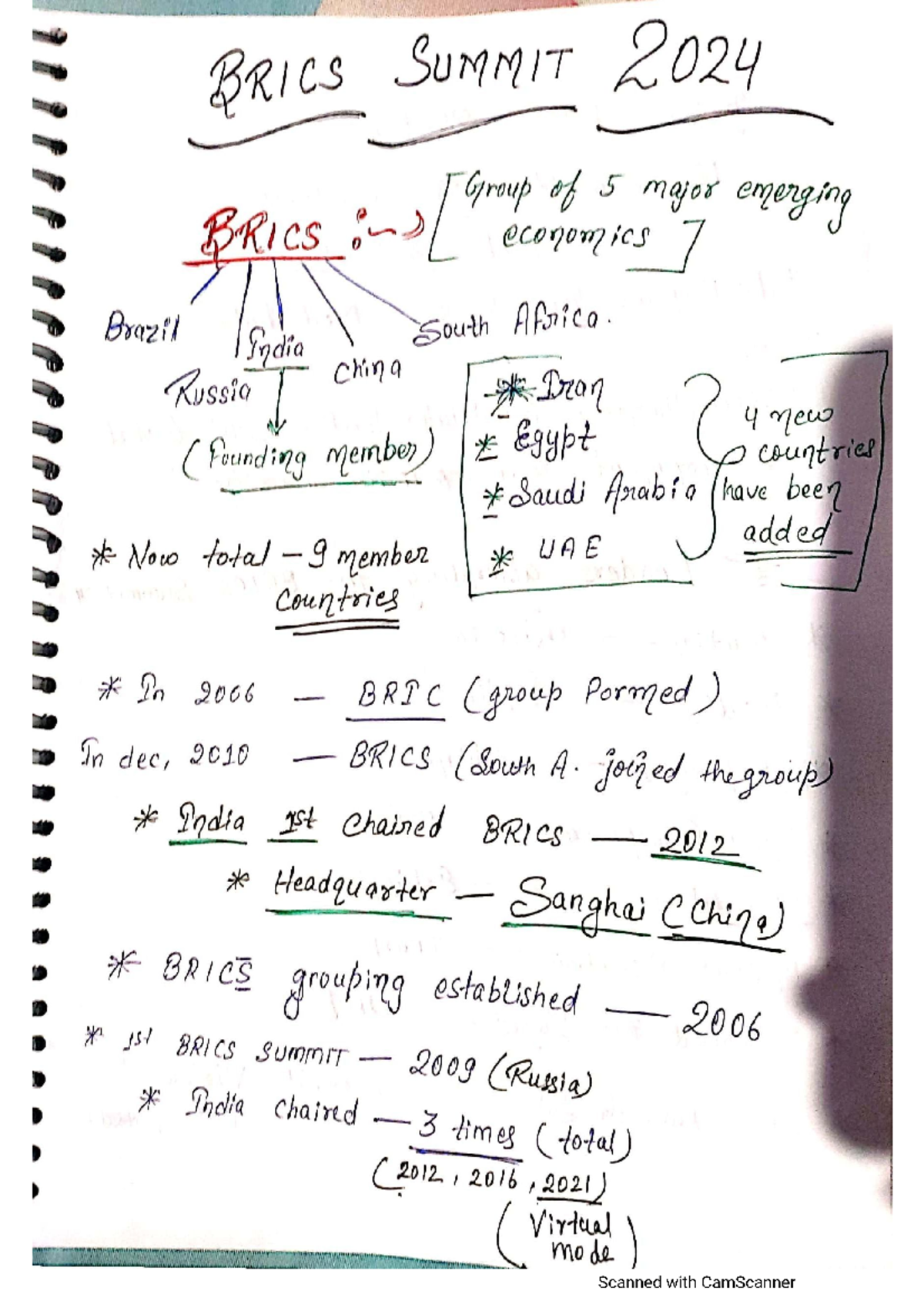 Brics Summit 2024 - for general competition - BRICS SUMMIT 2024 BRICS ...