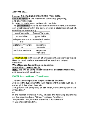 MATH 108X Lesson 5 Summarizing Data - MATH 108X Lesson 5: Summarizing Data Opening Story Lesson ...