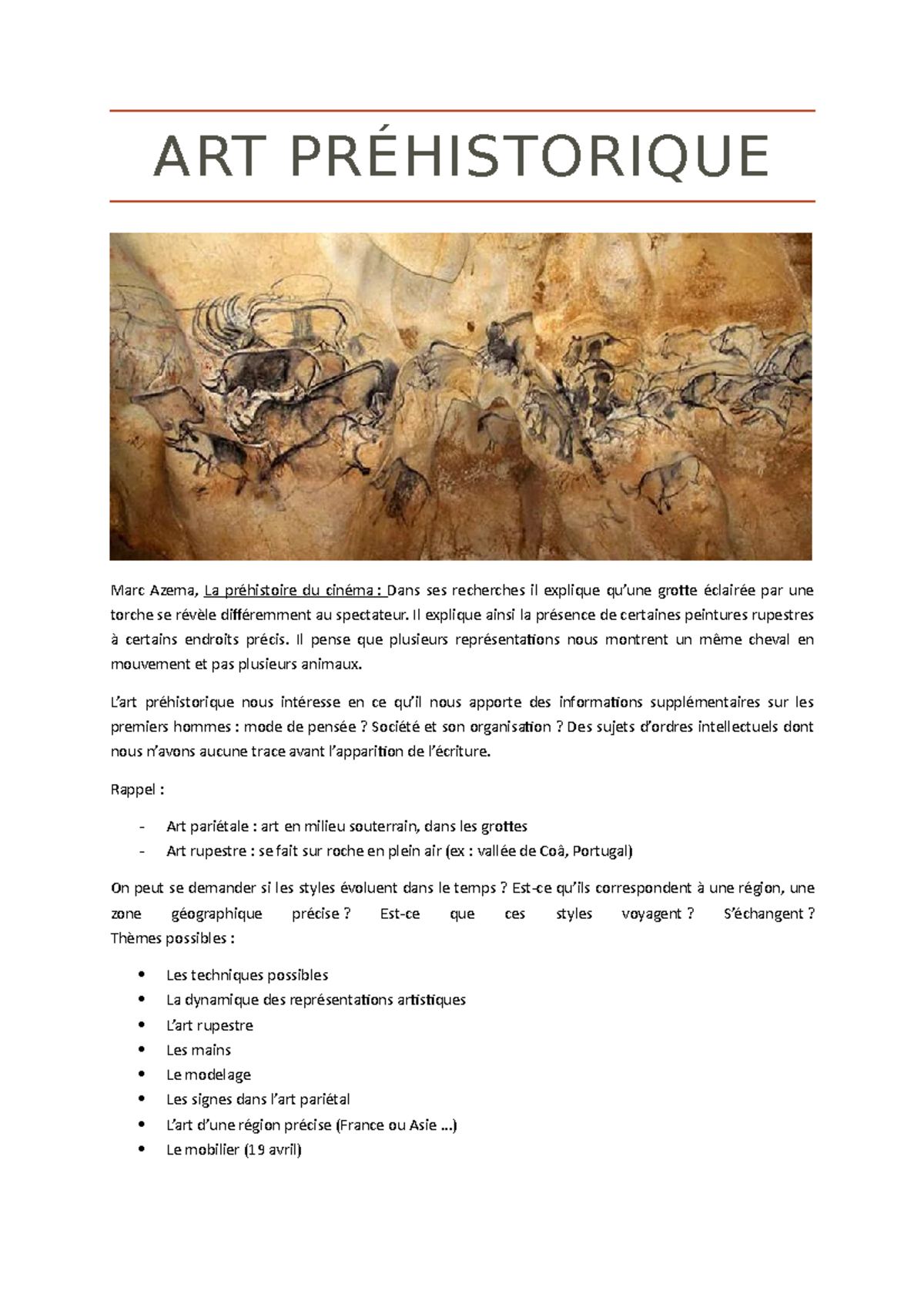 Art Préhistorique - ART PRÉHISTORIQUE Marc Azema, La préhistoire du ...