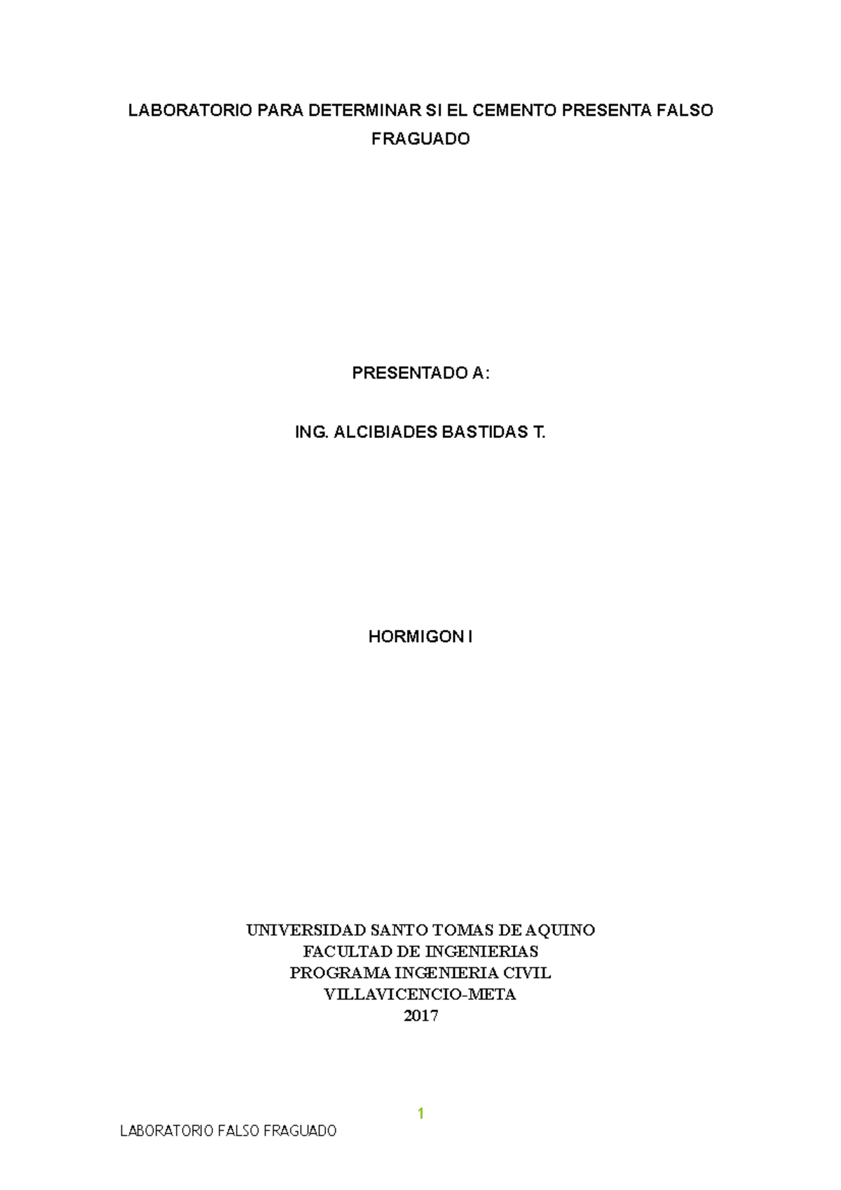 Falso fraguado - Nota: 8 - LABORATORIO PARA DETERMINAR SI EL CEMENTO ...