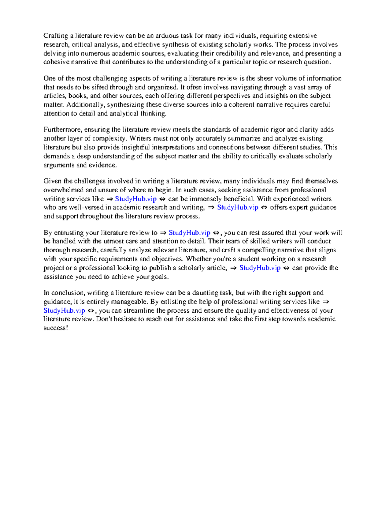 Literature Review Quiz - Crafting a literature review can be an arduous ...