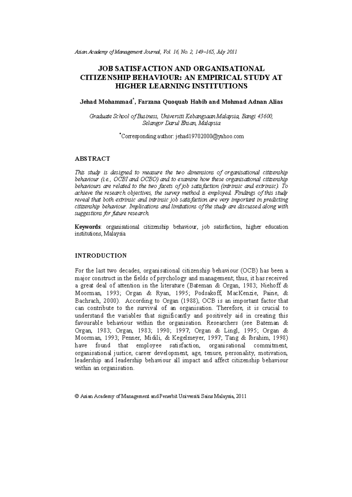 Aamj 16 Introduction To Computer Organization - Asian Academy of ...