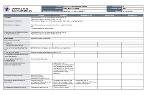 DLL Mathematics 3 Q2 W9 - DAILY LESSON LOG - GRADES 1 to 12 DAILY ...