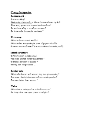 World Civ II- Study Guide (Essay) - The Enlightenment: What was the ...