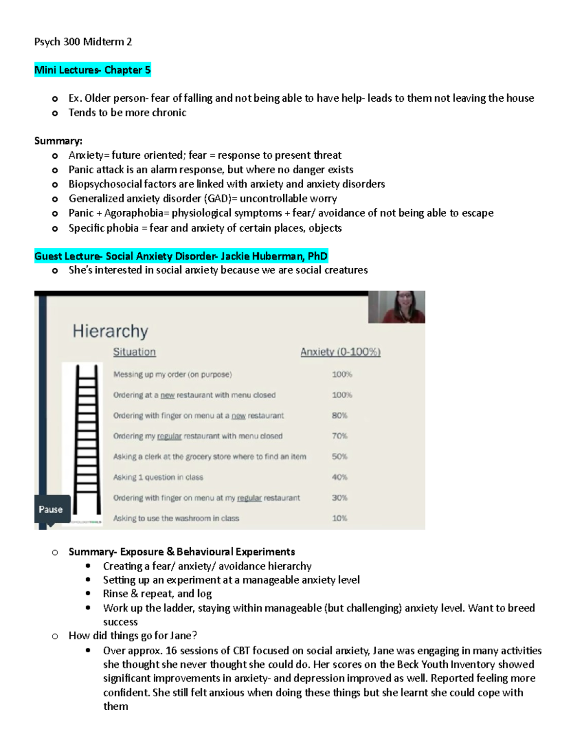 Psych 300 Midterm 2 - 320 - UBC - Studocu