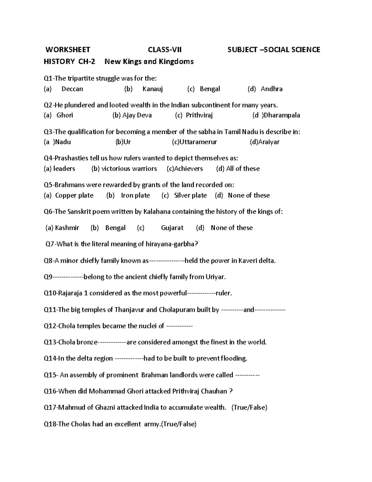 48-assignment-7th social science worksheets-converted - WORKSHEET CLASS ...