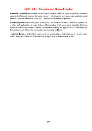 Module 4 - Polymers and Green fuels - MODULE 4: Polymers and Green fuels Polymers: Introduction ...