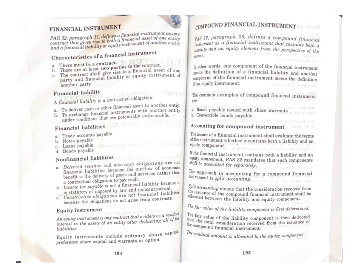Compound-Financial-Instruments - FINANCIAL INSTRUMENT COMPOUND ...