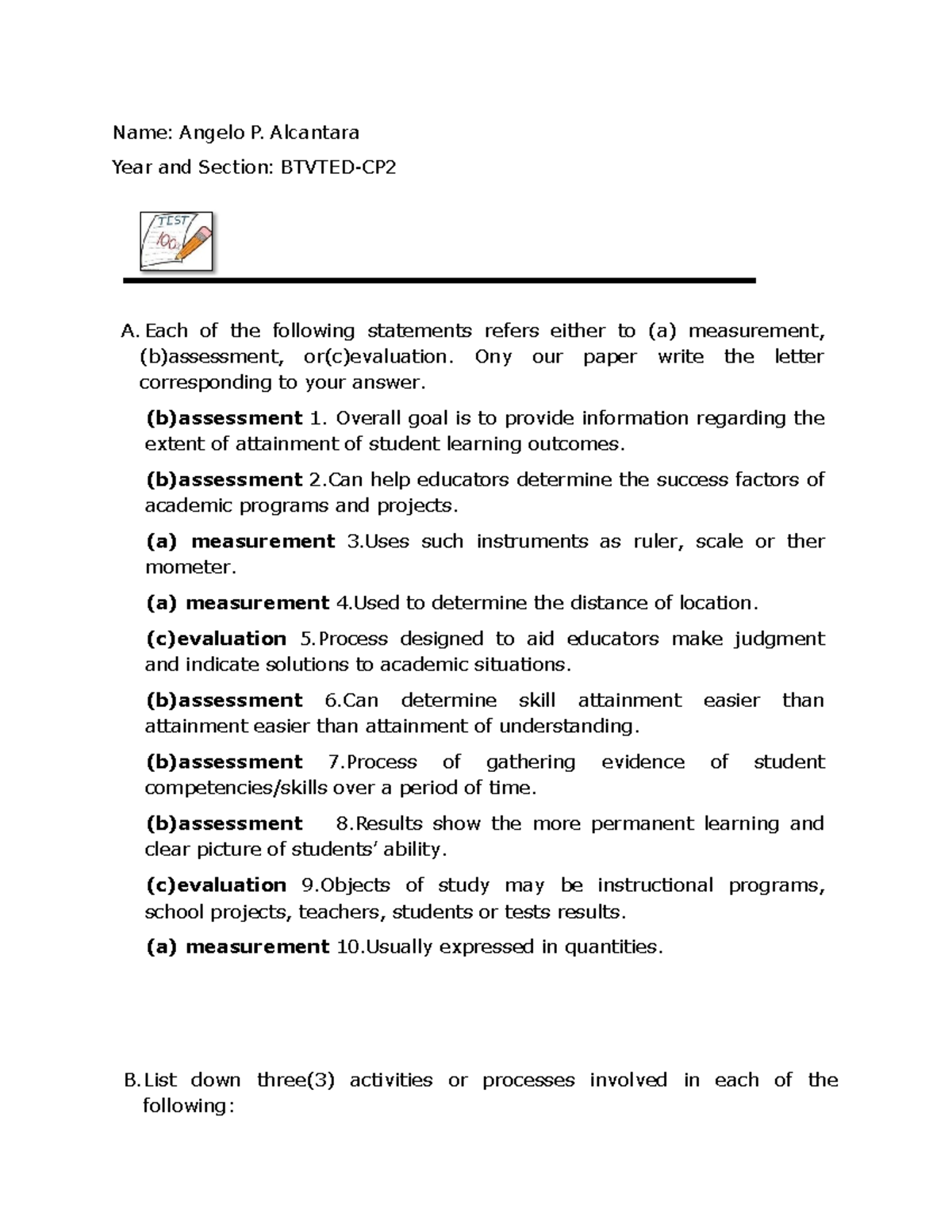 Activities in Module 2 - You can easily to connect - Name: Angelo P ...