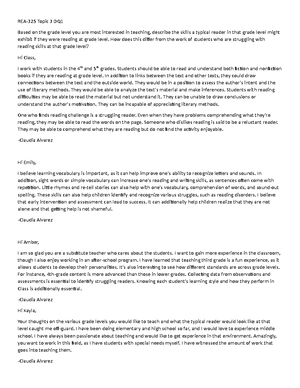 Selecting Screening Tools - What are two disabilities that may affect a ...