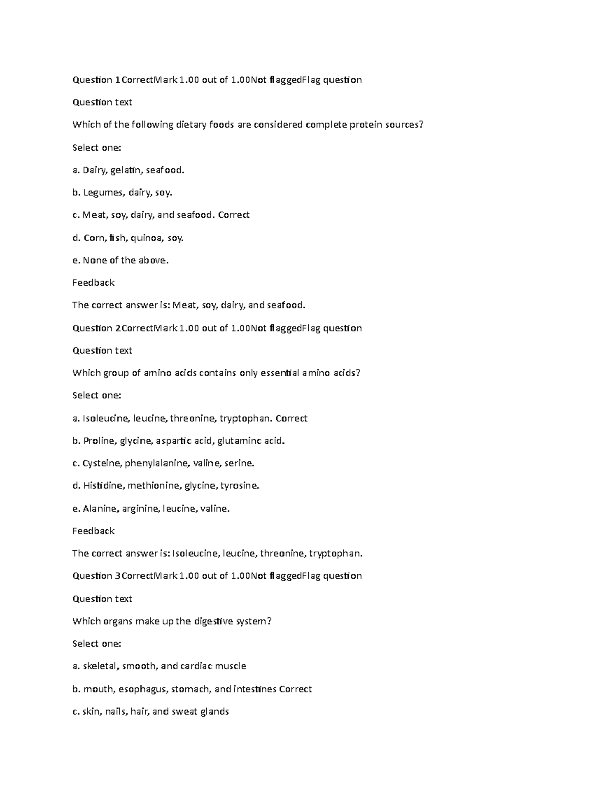 Unit 4 graded quiz - quiz - Question 1CorrectMark 1 out of 1 ...