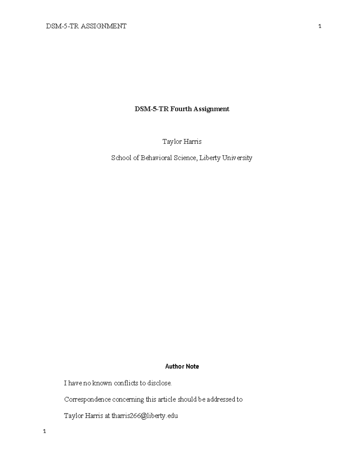 DSM-5-TR Fourth Assessment: Feeding, Eating, and Elimination Disorders - DSM-5-TR Fourth ...