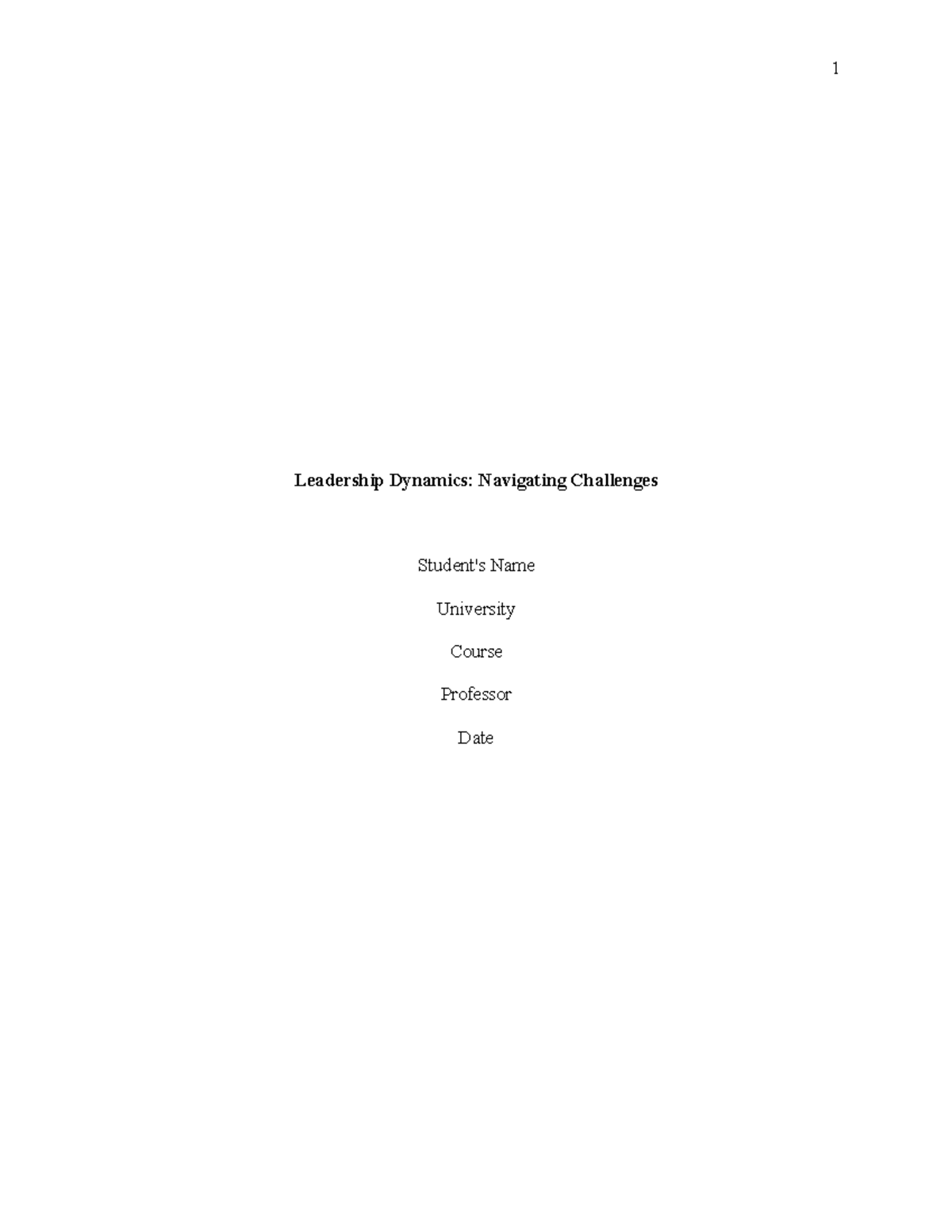 Leadership Dynamics - According to Tourish (2005), the Automatic ...