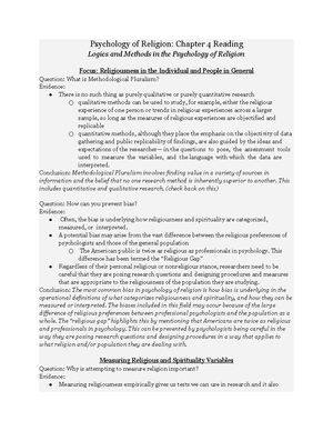 Psychology of Religion - Groups - It can be very influential on ...